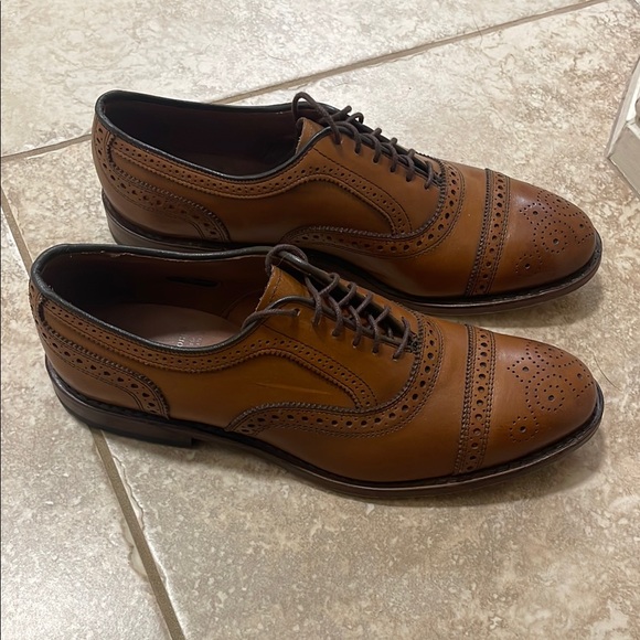 Allen Edmonds | Shoes | Allen Edmonds Brown Leather Oxford Shoes | Poshmark